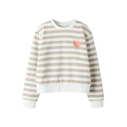 name it Sweatshirt 'NKFBELL' girl Beige, White size 134/140
