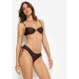 LSCN BY LASCANA Bikini-Hose 'Sunny' mehrfarbig Gr. 44. Mit Zierperlen
