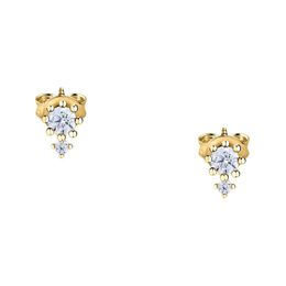 Live Diamond Earrings female Gold size One Size
