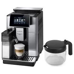 De'Longhi DE'LONGHI Kaffeevollautomat "PrimaDonna Soul ECAM610.75.MB - Mit Kaffeekannen-Funktion", silber (edelstahlfarben), B:26,2cm H:39cm T:48,5cm, Kaffeevollautomaten, Inkl. Kaffeekanne, Bean Adapt Technology, Edelstahl, Scheibenmahlwerk, Kaffeevollautomat