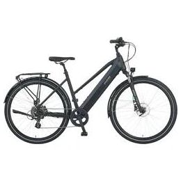 E-Bike Prophete "Entdecker 2.0" Gr. 50, schwarz (schwarz, schwarz), Elektrofahrr&auml;der, 50cm, 28 Zoll (71,12cm), Pedelec, Elektrofahrrad f&uuml;r Damen