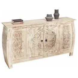Sideboard OTTO HOME, wei&szlig; (antik cremewei&szlig;), B:166cm H:85cm T:40cm, Sideboards, Sideboard, Kommode, Breite 166 cm