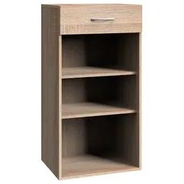 Standregal wimex "Multiraumkonzept", braun (eiche s&auml;gerau, nachbildung), B:80cm H:98cm T:40cm, Holzwerkstoff, Regale, Standregal, planbar und erweiterbar