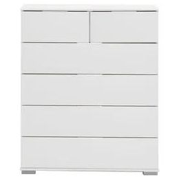 Schubkastenkommode wimex "Easy", wei&szlig;, B:82cm H:102cm T:41cm, Sideboards