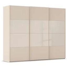 Schwebet&uuml;renschrank Rauch "Kleiderschrank Schrank Garderobe Schlafzimmerschrank SCALE-FYRA", beige (champagner, glas champagner), B:271cm H:223cm T:68cm, Holzwerkstoff, Schr&auml;nke, Schwebet&uuml;renschrank, edle T&uuml;ren viergeteilt Glas matt/gl&auml;nzend viele Farben MADE IN GERMANY