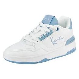 Sneaker Karl Kani "LXRY 2K GS WHITE/LT. BLUE", Damen, Gr. 37,5, wei&szlig;, leuchtendes blau, Leder, Schuhe Sneaker