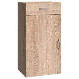 Kombikommode wimex "Multiraumkonzept", braun (eiche s&auml;gerau, nachbildung), B:50cm H:98cm T:40cm, Holzwerkstoff, Spanplatte, Sideboards, Kombikommode, Schubk&auml;sten auf Metallschienen