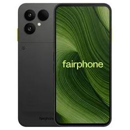 FAIRPHONE Smartphone "Das FAIRPHONE ( Gen. 6 )", Energieeffizienz: A (A-G), schwarz (horizon schwarz), 256 GB, Mobiltelefone