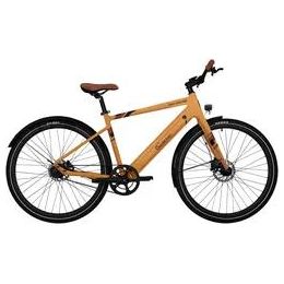 E-Bike SACHSENRAD "C3T" Gr. 48, orange, Elektrofahrr&auml;der, 48cm, 28 Zoll (71,12cm), Riemenantrieb, Nur 18 kg (ohne Gep&auml;cktr&auml;ger und Schutzbleche)