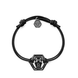 Philipp Plein Jewellery Bracelet 'Friendship Hexagon Skull' male Black size One Size