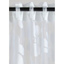 bonprix Ausbrenner Gardine (1er Pack), wei&szlig;, Gr.245x140 cm, Moderne Ausbrenner-Gardine