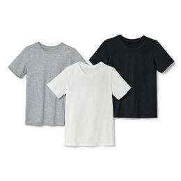 Tchibo - 3 Kinder-T-Shirts - Kinder - Gr. 134/140 - schwarz