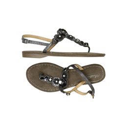 Mustang Sandalen Damen Gr&ouml;&szlig;e 39 Second Hand grau