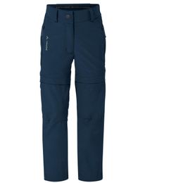 Vaude ZO Slim Fit Zipphose Kinder - Gr&ouml;&szlig;e 122/128 - blau