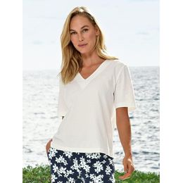 Green Cotton - Shirt Karen, weiss, Gr. 40 / M - Baumwolle