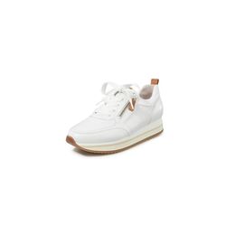 Gabor - Sneaker mit Best fitting, weiss, Gr. 38.5 - Leder
