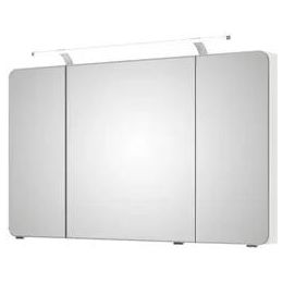 Pelipal Serie 4005 Spiegelschrank 992.811.202 LED-Aufsatzleuchte, 120x70,3x17 cm, Wei&szlig; Hochglanz, chrom