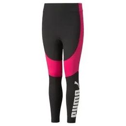 Puma Favorite Logo High-Waist 7/8-Tights M&auml;dchen 64 - Puma black/orchid shadow 164
