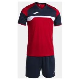 Joma Danubio III Trikot + Shorts Set Kinder 603 - rot/marineblau 92
