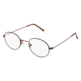Fielmann BD 350 PANTO CL Brille Unisex | Fassung: Vollrand, Panto, Braun