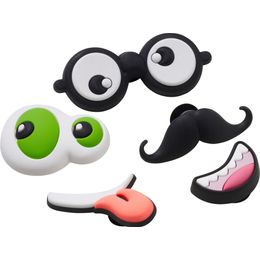 Crocs Jibbitz Make Your Own Faces 5er Pack schwarz - Handschuhe, G&uuml;rtel & Sonstiges
