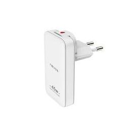 nevox 45W DUAL slim USB-C Ladeger&auml;t GaN EU / US wei&szlig;