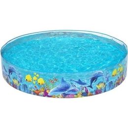 Bestway Fill 'N Fun Odyssey Pool, Schwimmbad mehrfarbig, &Oslash; 244 cm