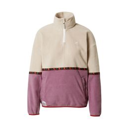 Iriedaily Pullover 'Holina' Damen Gr&ouml;&szlig;e XL beige / dunkelbraun / pitaya / dunkelrot
