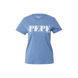 Pepe Jeans T-Shirt 'BRIA' Damen Gr&ouml;&szlig;e XS hellblau / offwhite