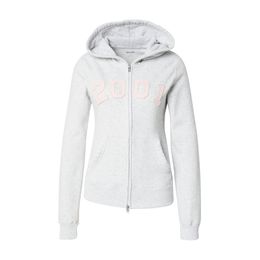 Hollister Sweatjacke Damen Gr&ouml;&szlig;e S hellgrau / rosa