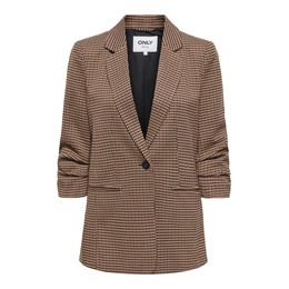 Only Blazer 'ONLLETTIE' Damen Gr&ouml;&szlig;e 34 hellbraun / beere / schwarz