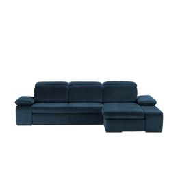 Twist Ecksofa aus Mikrofaser Avilla blau Ma&szlig;e (cm): B: 285 H: 86 T: 187.0 &raquo; M&ouml;bel Kraft