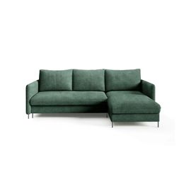 M&ouml;bel Kraft Ecksofa Bellis gr&uuml;n Ma&szlig;e (cm): B: 216 H: 95 &raquo; M&ouml;bel Kraft