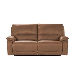 Wohnwert Einzelsofa Adelma braun Ma&szlig;e (cm): B: 206 H: 98 T: 103.0 Sofas > Sofas nach Material > Ledersofas &raquo; Sofa DE