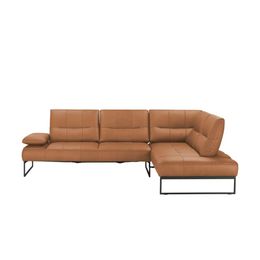 himolla Ecksofa 9360 orange Ma&szlig;e (cm): B: 283 H: 93 T: 327.0 Sofas > Sofas nach Material > Ledersofas &raquo; Sofa DE