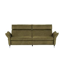 himolla Einzelsofa aus Echtleder 1926 gr&uuml;n Ma&szlig;e (cm): B: 224 H: 94 T: 95.0 Sofas > Sofas nach Material > Ledersofas &raquo; Sofa DE