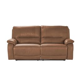 Wohnwert Einzelsofa Adelma braun Ma&szlig;e (cm): B: 206 H: 98 T: 103.0 Sofas > Sofas nach Material > Ledersofas &raquo; Sofa DE