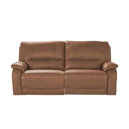 Wohnwert Einzelsofa Adelma braun Ma&szlig;e (cm): B: 206 H: 98 T: 103.0 Sofas > Sofas nach Material > Ledersofas &raquo; Sofa DE