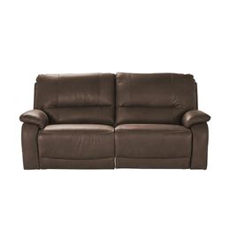 Wohnwert Einzelsofa Adelma braun Ma&szlig;e (cm): B: 206 H: 98 T: 103.0 Sofas > Sofas nach Material > Ledersofas &raquo; Sofa DE