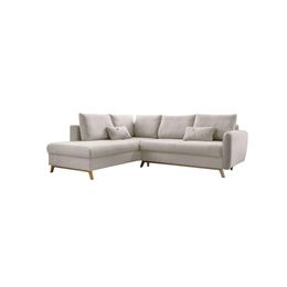 Miuform Ecksofa mit Schlaffuntkion Scandic Lagom beige Ma&szlig;e (cm): B: 242 H: 90 Sofas > Sofas nach Material > Stoffsofas &raquo; Sofa DE
