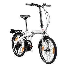 Z&uuml;ndapp Z&uuml;ndapp ZF20 Speed Folder 20 Zoll Klapprad Faltrad Stadtrad Fahrrad faltbar Klappfahrrad StVZO