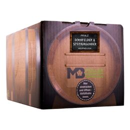 Weinhaus M&uuml;ller Bornheim Pfalz Sp&auml;tburgunder Rotwein halbtrocken 12 % vol. 5 Liter Bag in Box