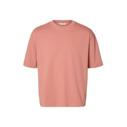 Selected T-Shirt 'SLHAspen' Herren Gr&ouml;&szlig;e XS altrosa