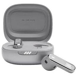 JBL Live Flex True Wireless, In-ear Kopfh&ouml;rer Bluetooth Silber