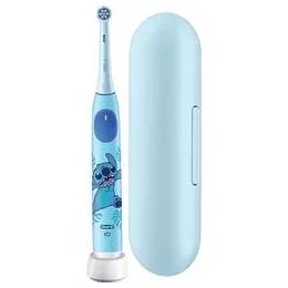 Oral-B iO Kids 6+ Disney Stitch Elektrische Kinder-Zahnb&uuml;rste Blau, Reinigungstechnologie: Mikrovibrationen