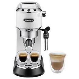 De'Longhi DELONGHI Dedica Style EC685.W - Professionelle Milchaufsch&auml;umung und schmales Design, Siebtr&auml;ger Espressomaschine Wei&szlig; Matt