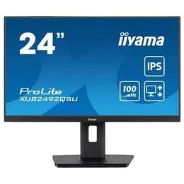iiyama ProLite XUB2492QSU-B1 23,8 Zoll QHD Business Monitor 0,5 ms Reaktionszeit 100 Hz
