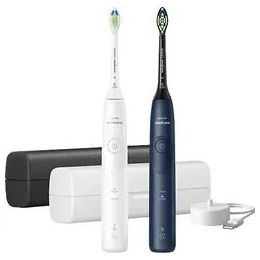 Philips Sonicare HX7119/01 Series 5500 Elektrische Zahnb&uuml;rste Marineblau/Wei&szlig;, Reinigungstechnologie: Schalltechnologie