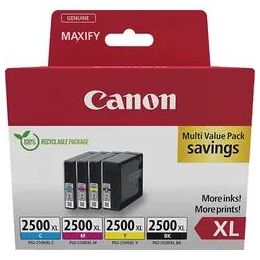 Canon PGI-2500XL BK/C/M/Y Multipack Tintenpatrone Schwarz, Cyan, Magenta, Gelb