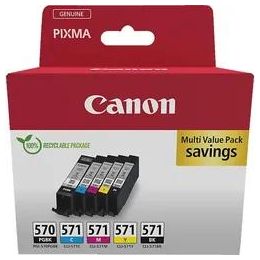Canon PGI-570/CLI-571 PGBK Tintenpatrone Schwarz, Cyan, Magenta, Gelb